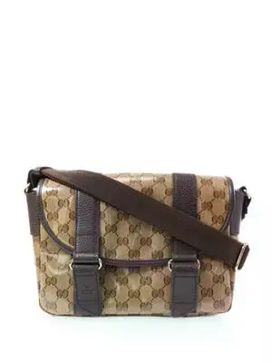 Gucci Gg Crystal Shoulder Bag - Neutrals