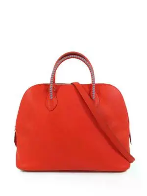 Hermès Bolide 1923 Tressage Shoulder Bag - Red