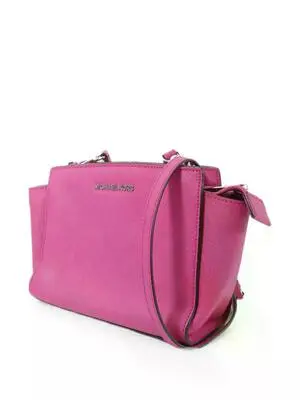 Michael Kors Logo-plaque Leather Shoulder Bag