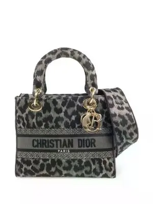 Dior Lady D-lite Tote Bag - Grey