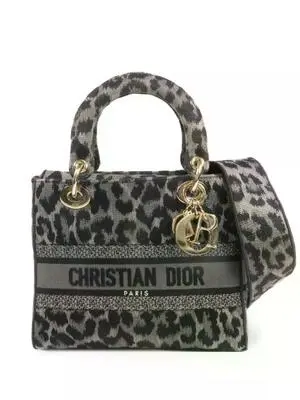 Dior Lady D-lite Tote Bag - Grey