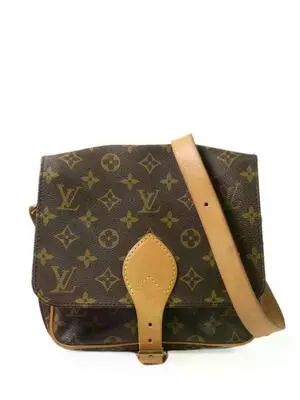 LOUIS VUITTON Cartouchiere Monogram-pattern Shoulder Bag - Brown