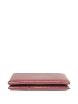 Hermès Calvi Card Holder - Red