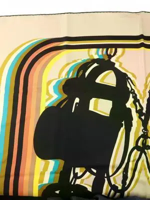 Hermès Graphic-print Scarf