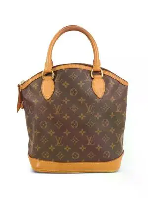 LOUIS VUITTON Lockit Monogram Tote Bag - Brown
