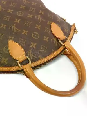 LOUIS VUITTON Lockit Monogram Tote Bag - Brown