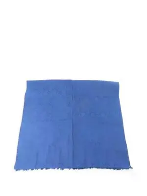 Gucci Monogram-pattern Scarf - Blue