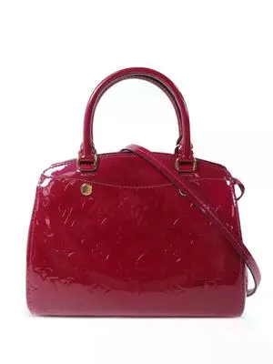 LOUIS VUITTON Monogram Vernis Brera Shoulder Bag - Red