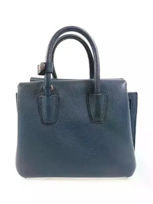 Mcm 2-way Leather Shoulder Bag