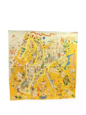 Hermès Academia Hippica Scarf