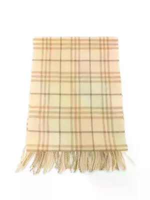 Burberry Check Cashmere Scarf - Neutrals