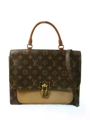 LOUIS VUITTON Monogram Marignan Tote Bag - Brown