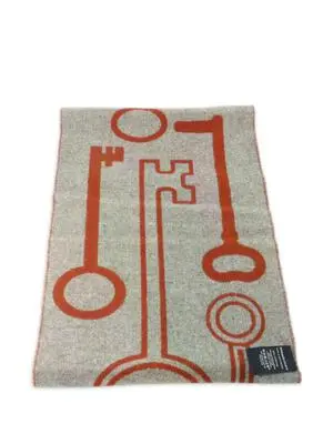 Hermès Casaque Porte-clefs Scarf - Red