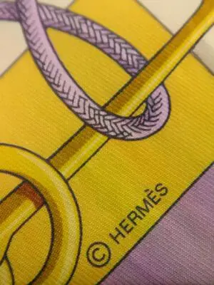 Hermès Cliquets Silk Scarf