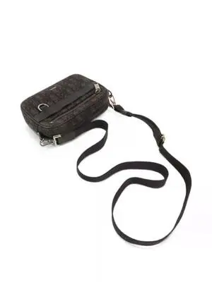 Dior Oblique Canvas Shoulder Bag - Black