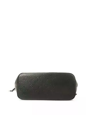 LOUIS VUITTON Monogram Empreinte Neverfull Tote Bag - Black