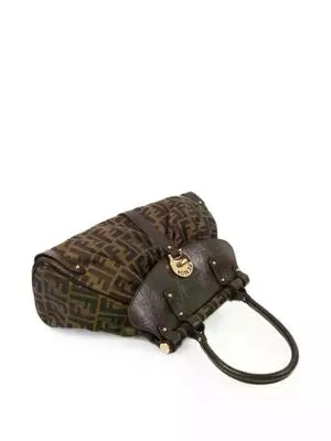 Fendi Zucca Print Leather Handbag
