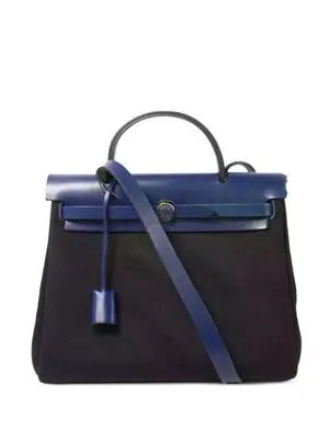 Hermès Pm Herbag Two-way Tote Bag - Black