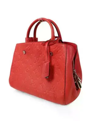LOUIS VUITTON Montaigne Mm Monogram Empreinte Tote Bag