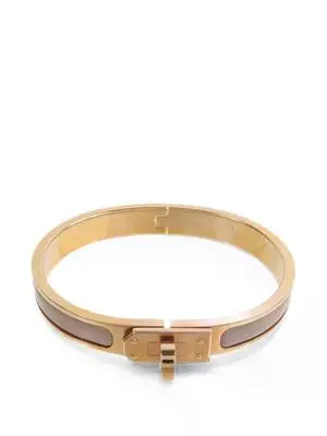 Hermès Mini Clic Kelly Enamel Bracelet - Gold