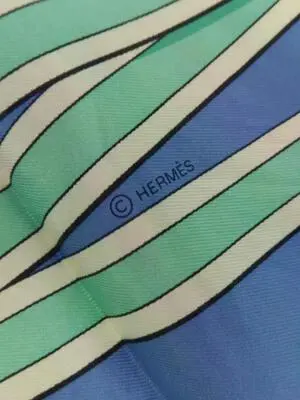 Hermès Print Silk Scarf