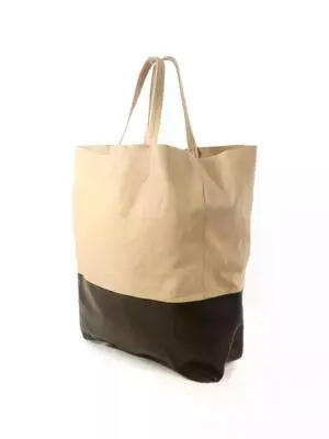 Celine Small Cabas Leather Tote Bag