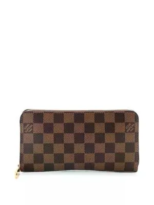 LOUIS VUITTON Zippy Wallet Damier Small Wallets - Brown