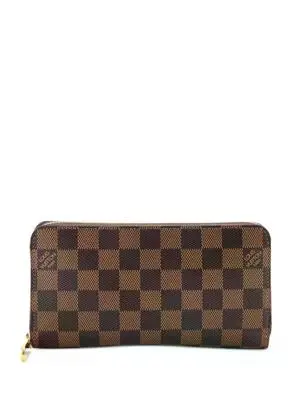 LOUIS VUITTON Zippy Wallet Damier Small Wallets - Brown