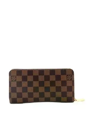 LOUIS VUITTON Zippy Wallet Damier Small Wallets - Brown