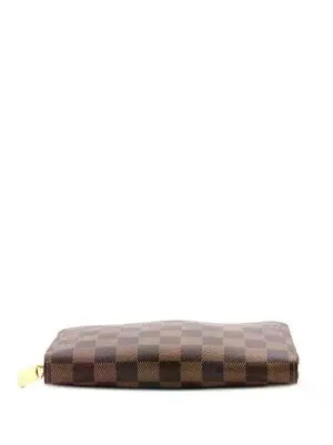LOUIS VUITTON Zippy Wallet Damier Small Wallets - Brown