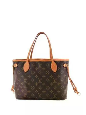 LOUIS VUITTON Neverfull Monogram Canvas Pm Tote Bag - Brown