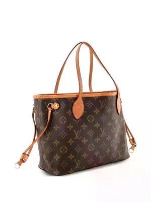 LOUIS VUITTON Neverfull Monogram Canvas Pm Tote Bag - Brown
