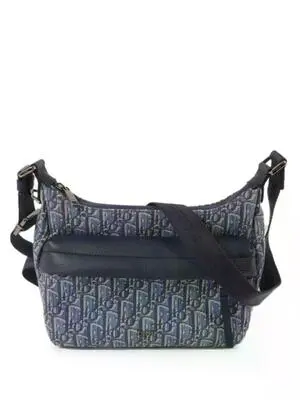 Dior Small Oblique Rider Shoulder Bag - Blue