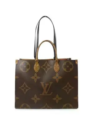 LOUIS VUITTON On The Go Gm Tote Bag - Brown