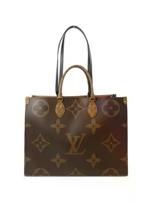 LOUIS VUITTON On The Go Gm Tote Bag - Brown