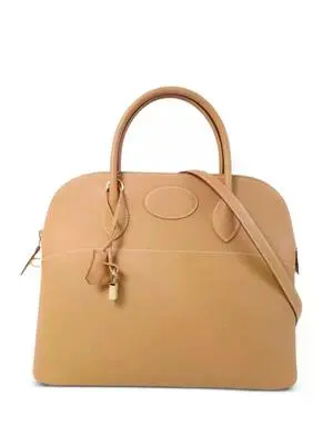 Hermès 35 Bolide Leather Tote Bag - Brown