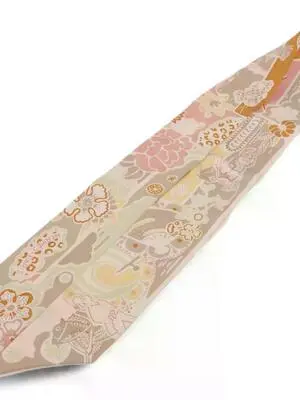 Hermès Twilly Logo-detail Scarf