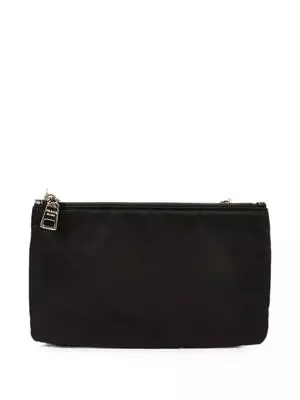 Prada Tessuto Pocket Shoulder Bag - Black