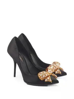 Dolce & Gabbana Crystal-embellished Heeled Pumps
