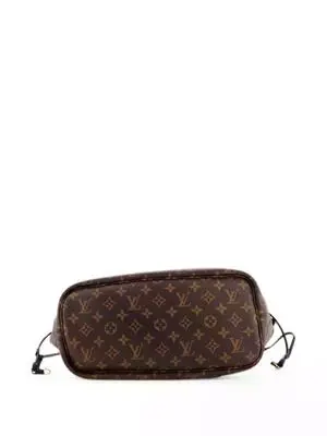 LOUIS VUITTON Neverfull Mm Monogram Canvas And Leather Tote Bag