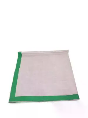 Hermès Herringbone-pattern Scarf - Grey