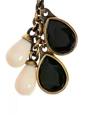 Chloé Charm Embellished Brass Bracelet