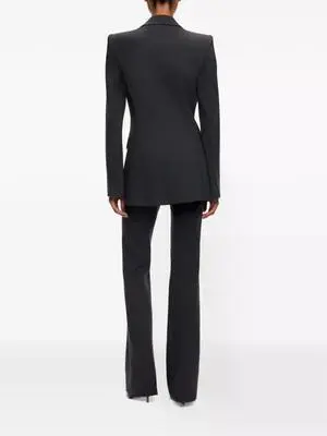 Pinko Double-breasted Peak Lapel Blazer - Grey