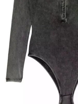 DIESEL® Fresya Acid-wash Bodysuit - Black
