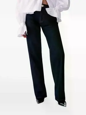 Liu Jo Straight Jeans With Fabric Details