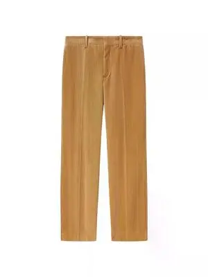 Isabel Marant Étoile Roaya Velvet Pinstripe Trousers - Neutrals