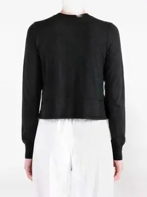 Alexander Wang Logo-embroidered Drawstring Cardigan