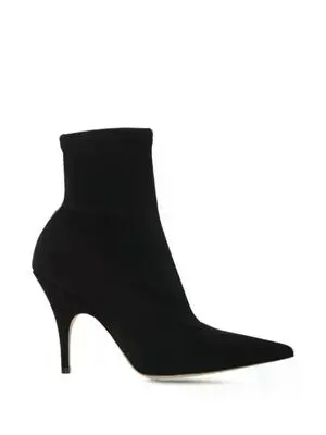 GIANVITO ROSSI Osaka Pointed-toe Ankle Boots - Black