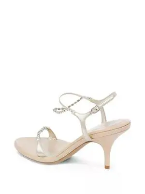 Chloé Crystal-embellished Leather Sandals