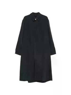 MAISON MARGIELA Concealed-fastening Pocket Coat - Blue